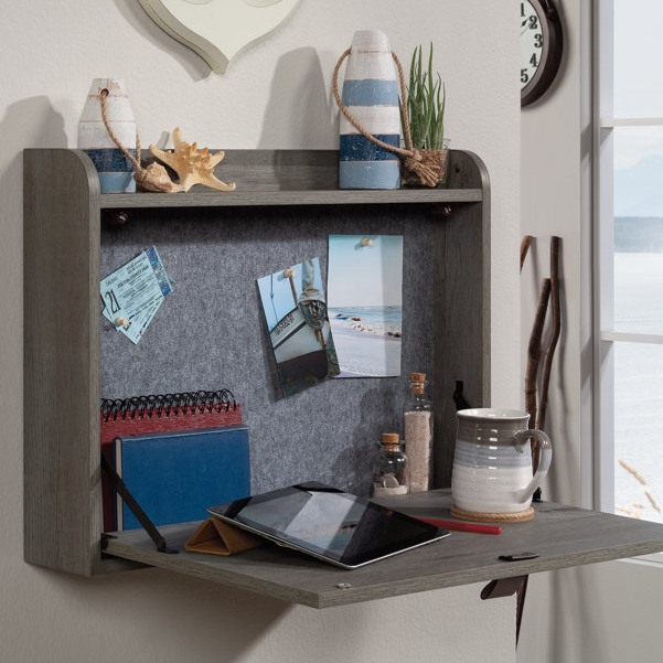 Farmhouse Wall-Mounted Floating Desk $72 at Brad's Deals