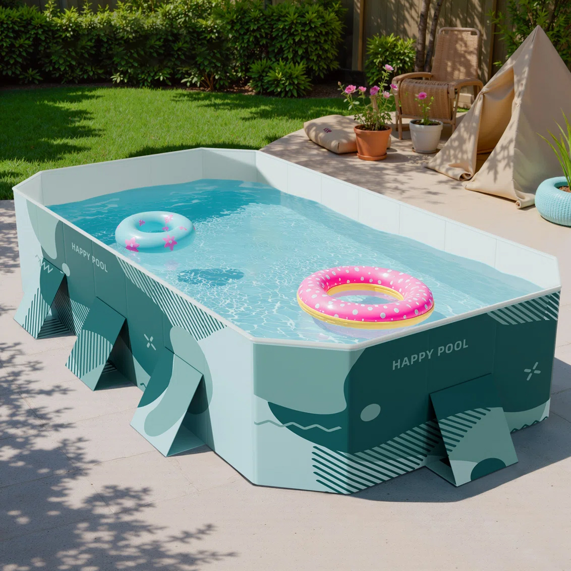 200-Gallon Folding Kiddie Pool $60 at Brad's Deals