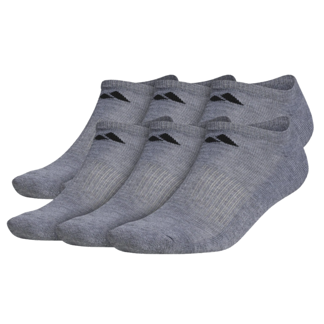 6pr Adidas No-Show Socks $9 at Brad's Deals