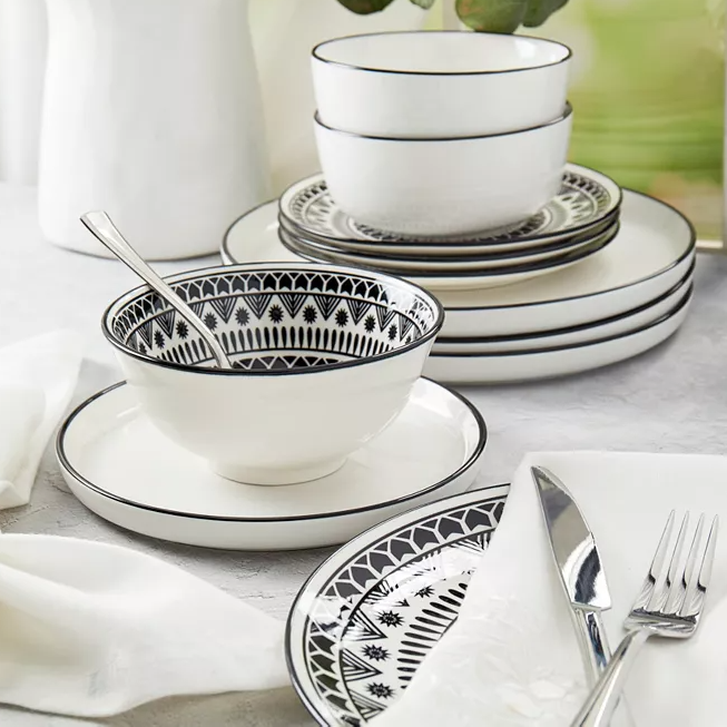 12pc Dinnerware Sets $23 at Brad's Deals