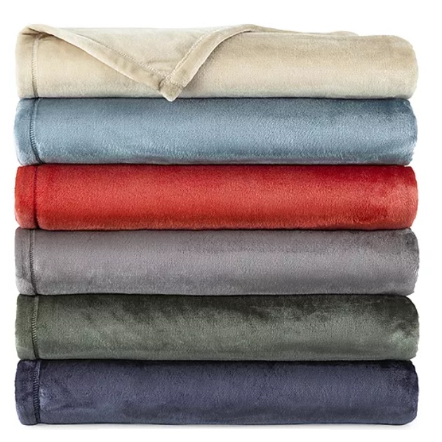 JCPenney Velvet Plush Throws $10 at Brad's Deals