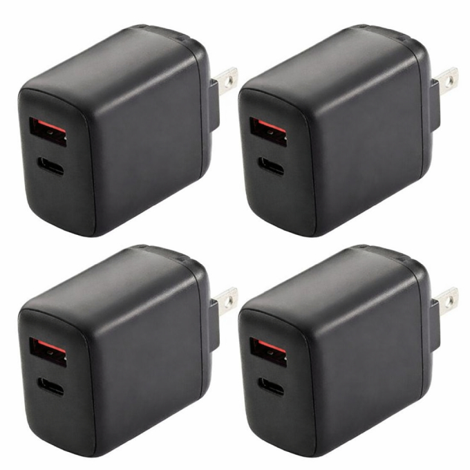 4pk USB Wall Chargers $8 at Brad's Deals
