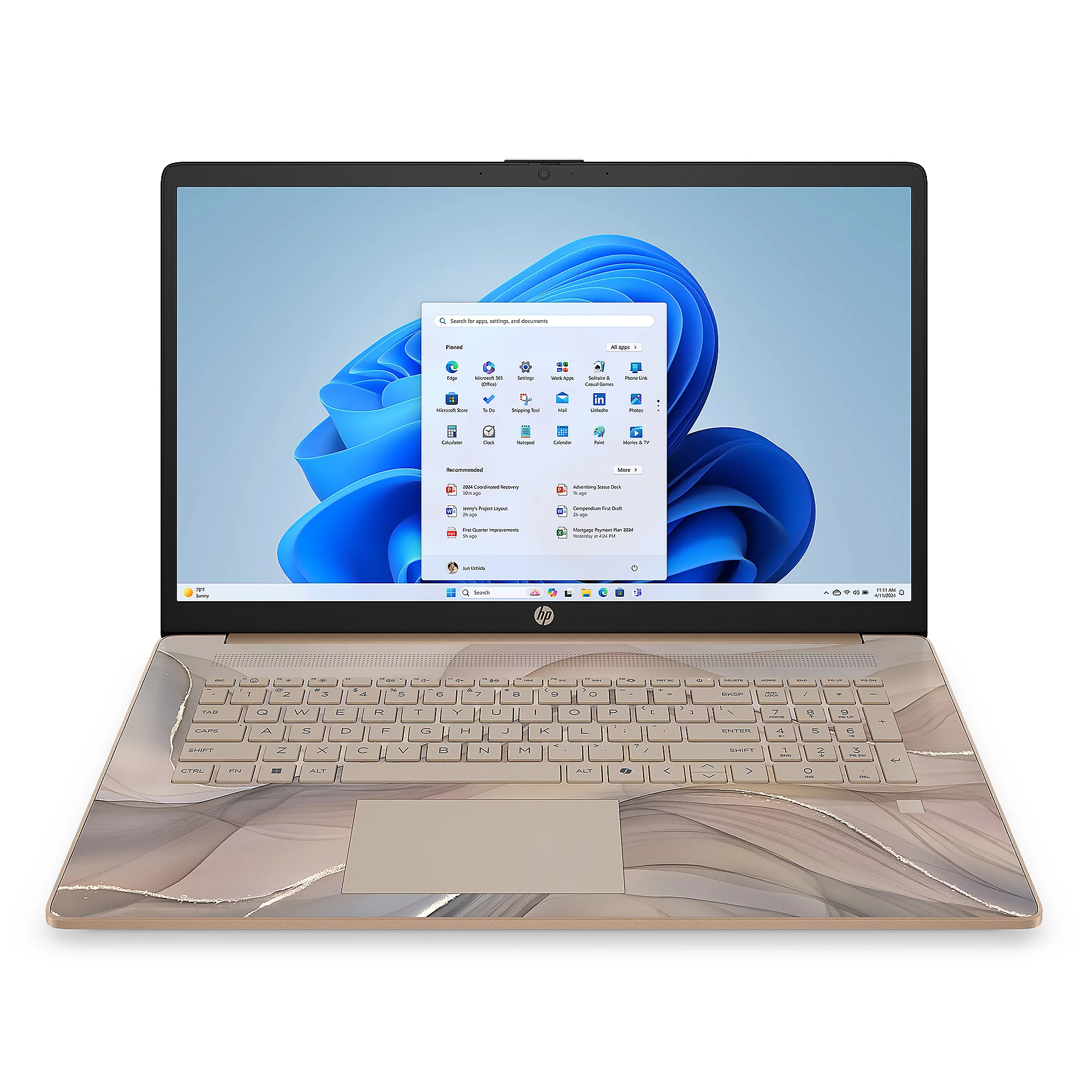 HP 17" Touch Laptop + Microsoft 365 $400 at Brad's Deals
