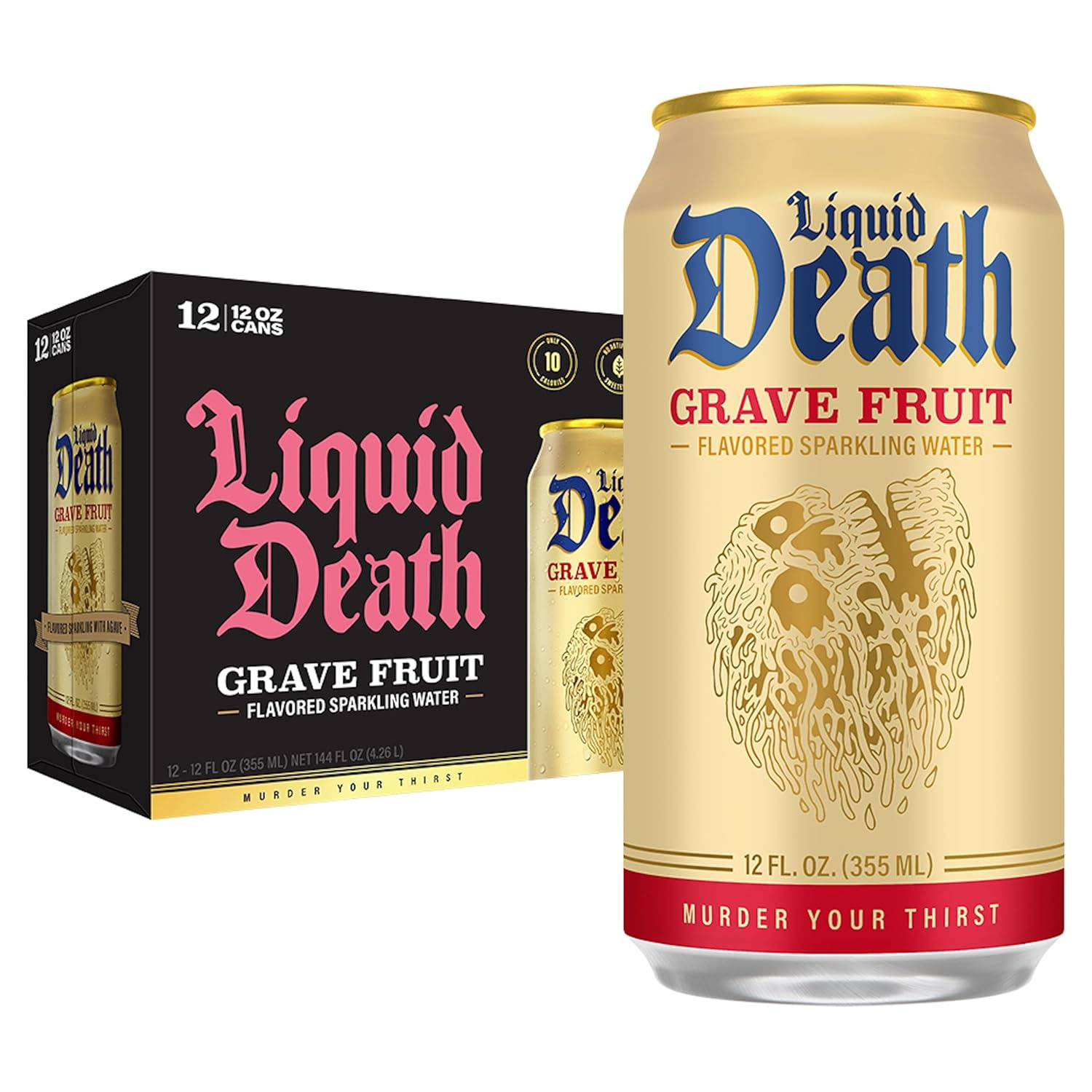 12pk Liquid Death Soda from $13 at Brad's Deals