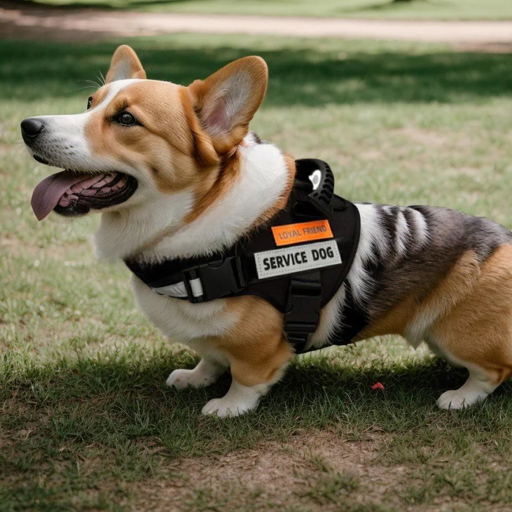 Reflective Service Dog Vest Harness $13 at Brad's Deals