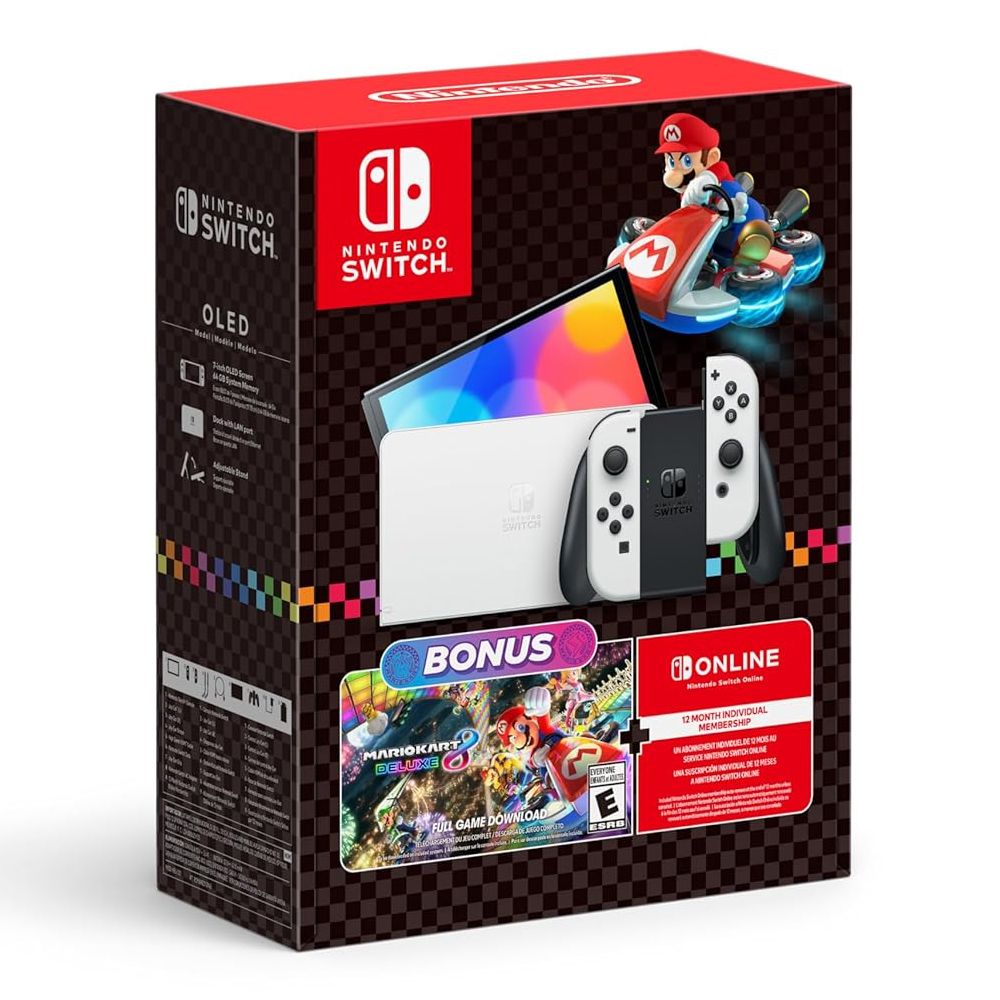 Switch OLED Mario Kart Bundle $330 at Brad's Deals