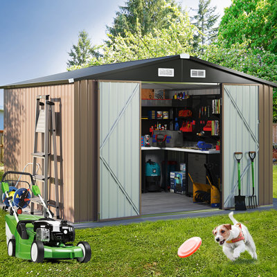 10' x 8' Storage Shed with Base $356 at Brad's Deals