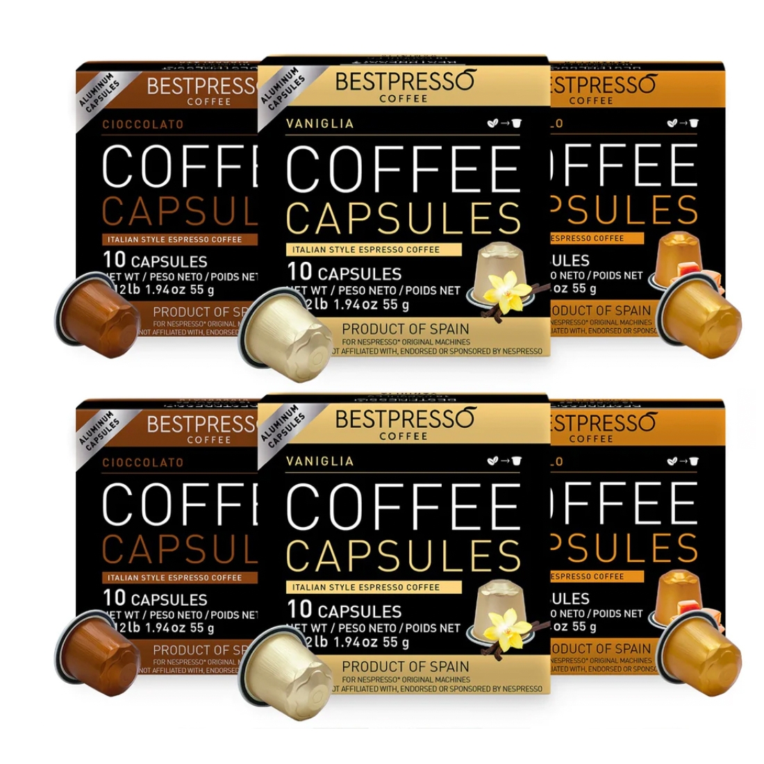 120pk Coffee Capsules $30 at Brad's Deals