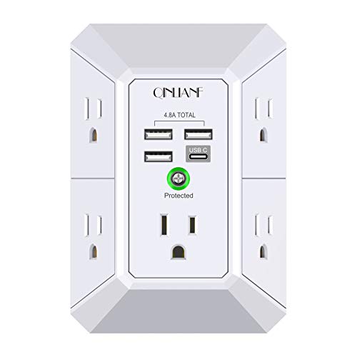 Multi-Port Wall Outlet $10 with Prime at Brad's Deals