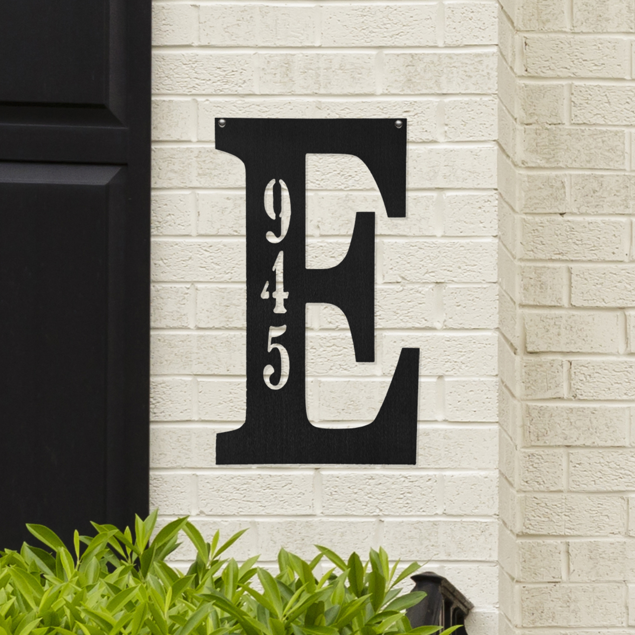 12" Steel Address Plaque $23 at Brad's Deals