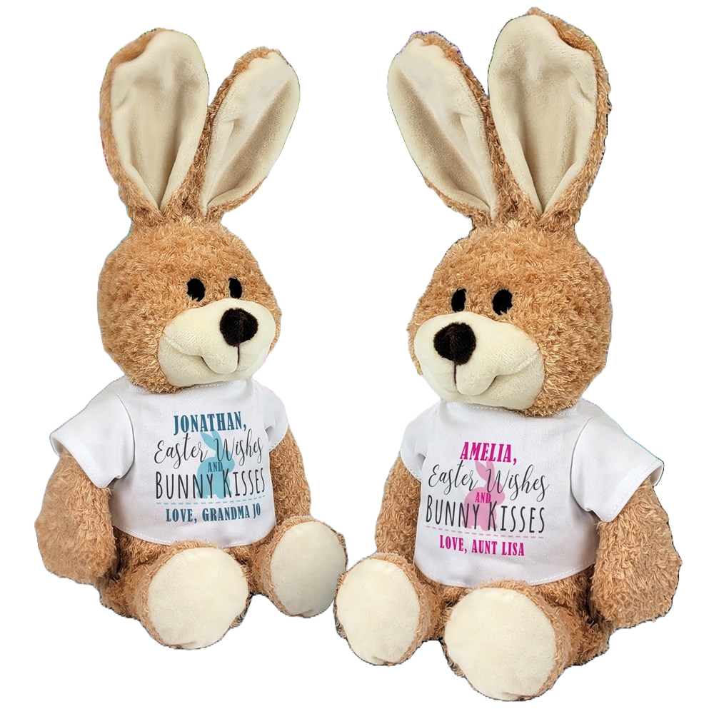 15" Personalized Easter Bunnies $20 at Brad's Deals