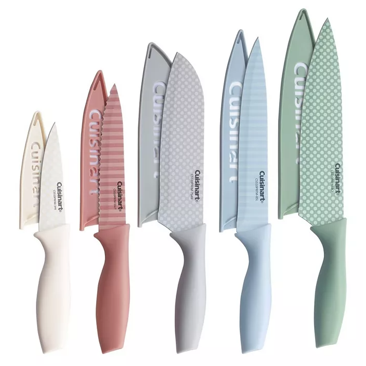 Cuisinart Ceramic-Coated Knife Sets $11 at Brad's Deals