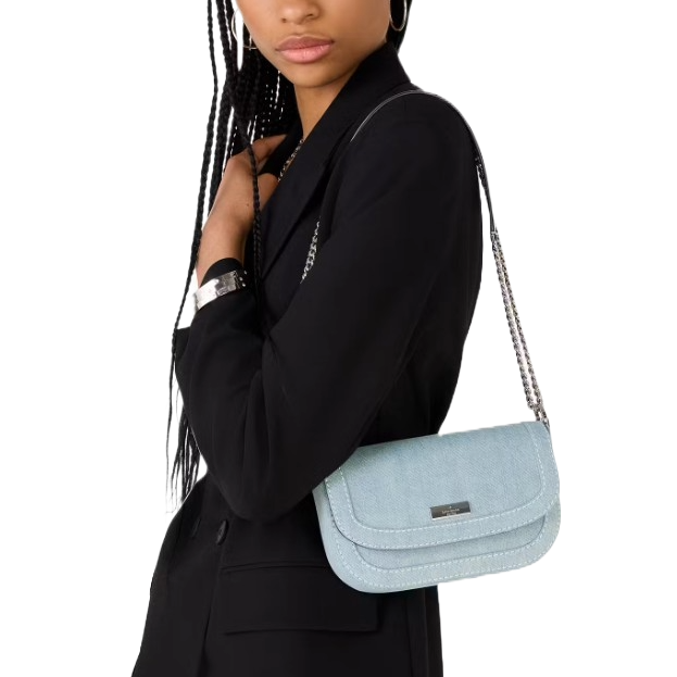 Kate Spade Denim Chain Crossbody $63 at Brad's Deals