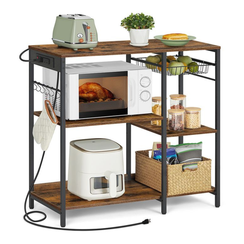 Baker's Rack with Charging Station $79 at Brad's Deals