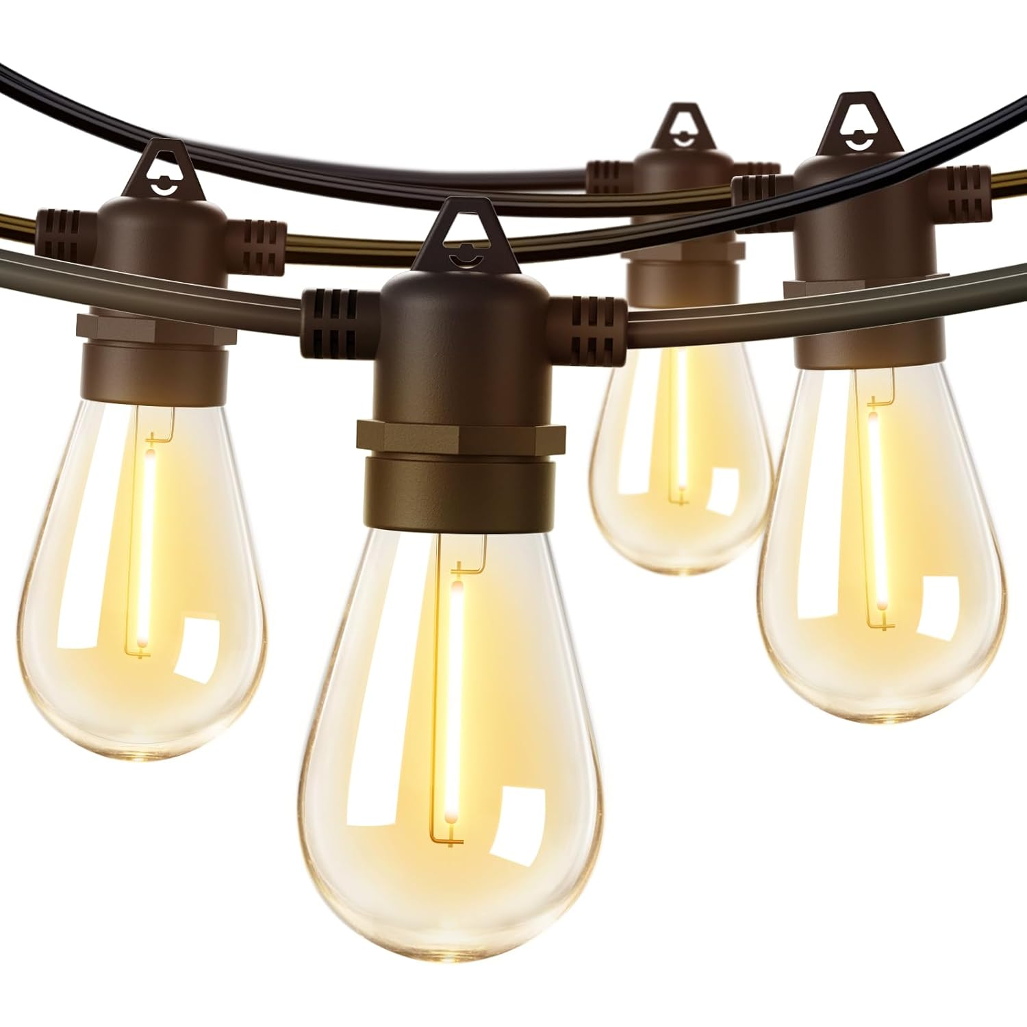 50' LED Edison String Lights $20 at Brad's Deals