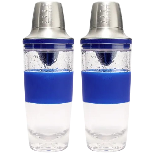 2pk Freezable Cocktail Shakers $13 at Brad's Deals