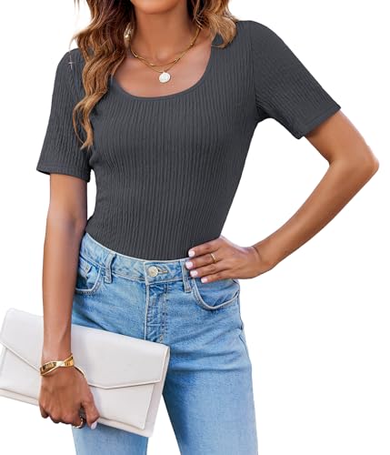 Women's Ribbed T-Shirt $7 at Brad's Deals