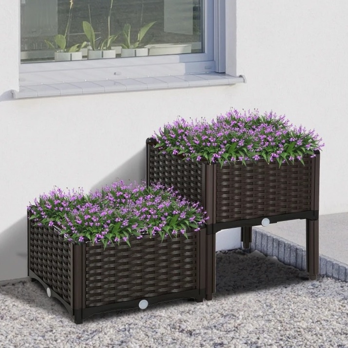 2pc Outdoor Planter Set $37 at Brad's Deals