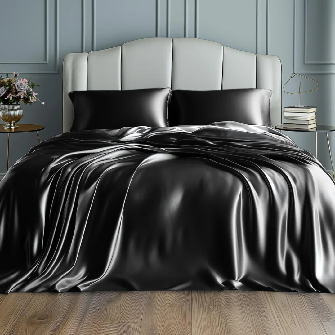 3pc Queen Satin Sheet Set $21 at Brad's Deals