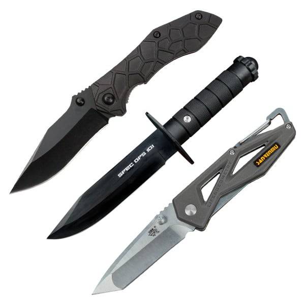 3pk Camping Knives $19 at Brad's Deals