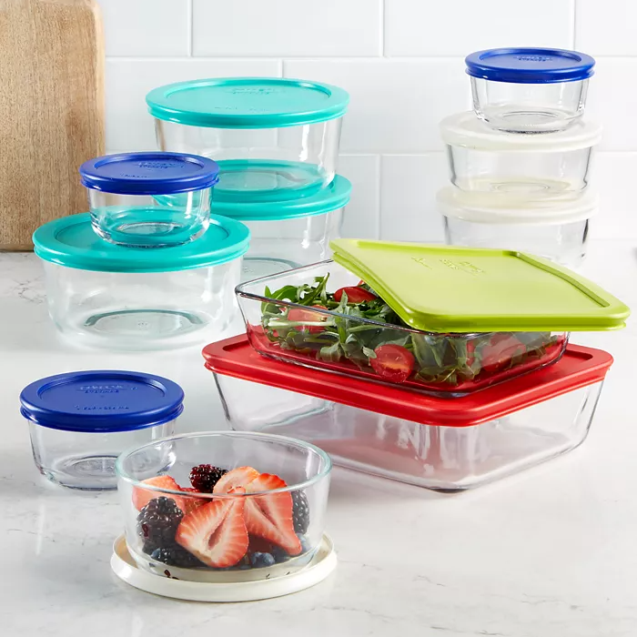 22pc Pyrex Glass Storage Set $28 Shipped at Brad's Deals