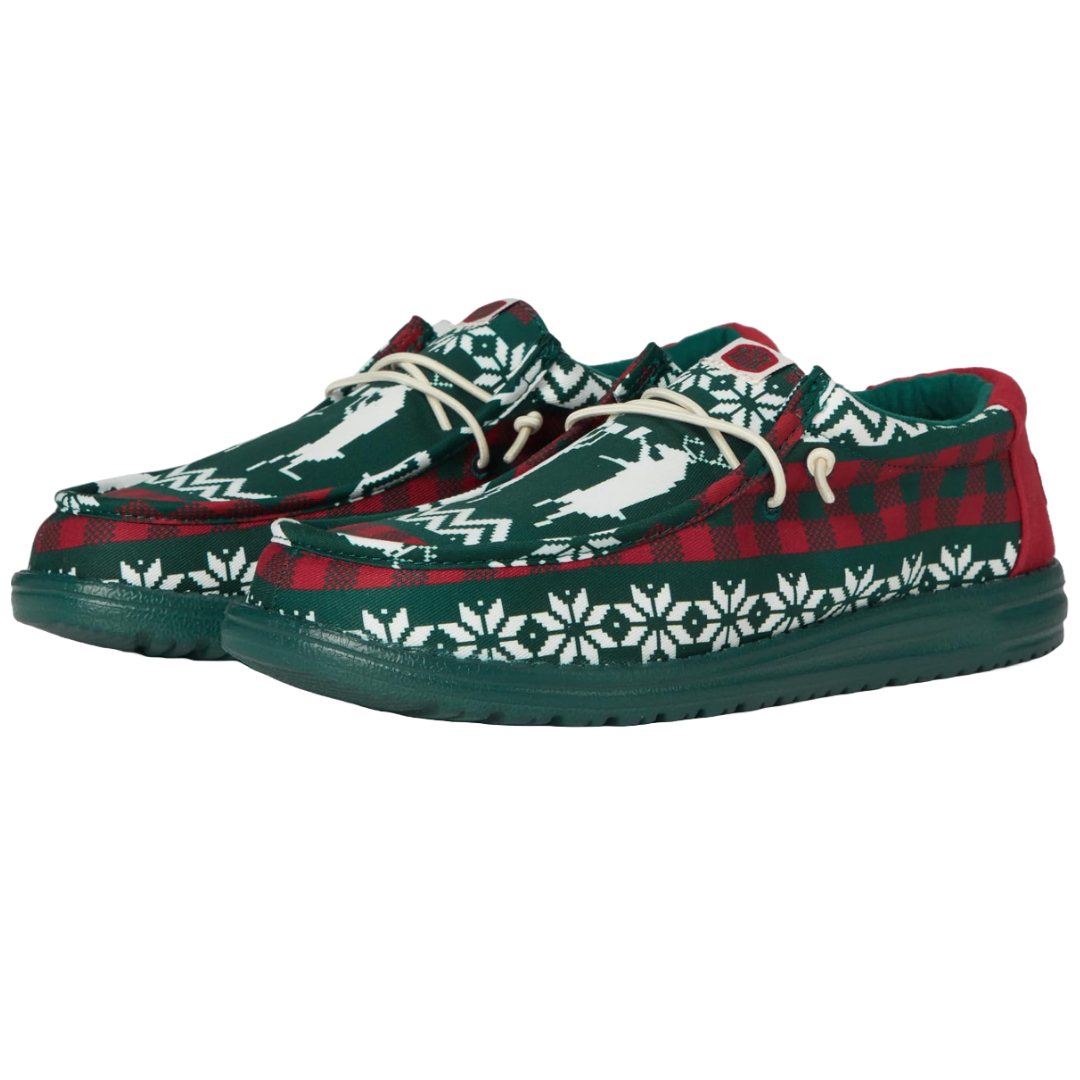 Hey Dude Wally Holiday Cheers Shoes $26 at Brad's Deals