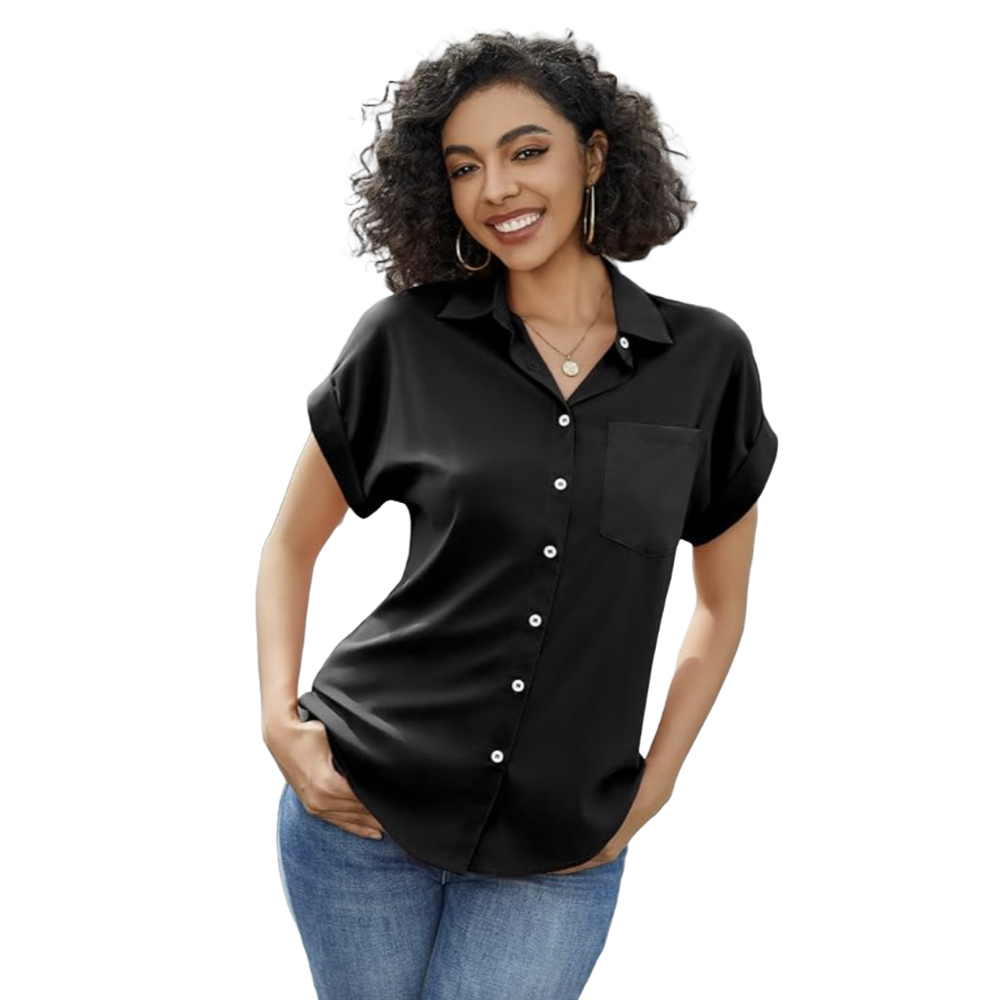 Women's Button-Down Blouse $11 at Brad's Deals