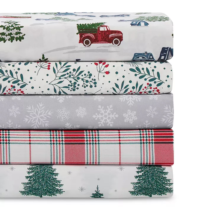 3pc Twin Holiday Sheet Sets $7 at Brad's Deals
