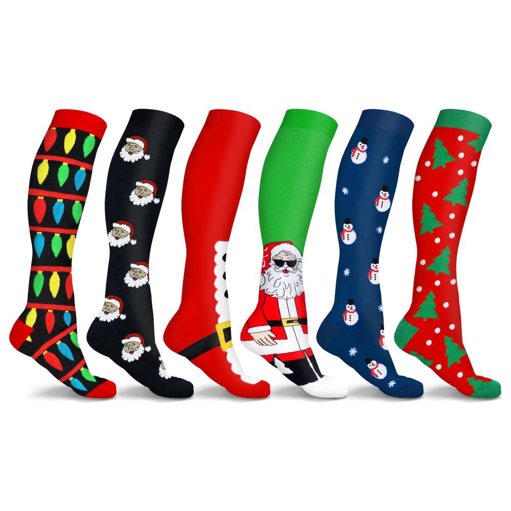 3pk Holiday Compression Socks $12 at Brad's Deals