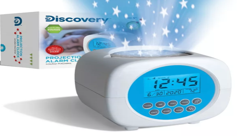 Projection Alarm Clock Sound Machine $12 at Brad's Deals