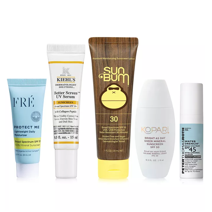 5pc Top-Brand Sunscreen Set $20 at Brad's Deals