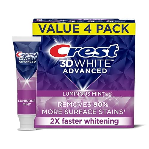 4pk Crest 3D White Toothpaste $12 at Brad's Deals