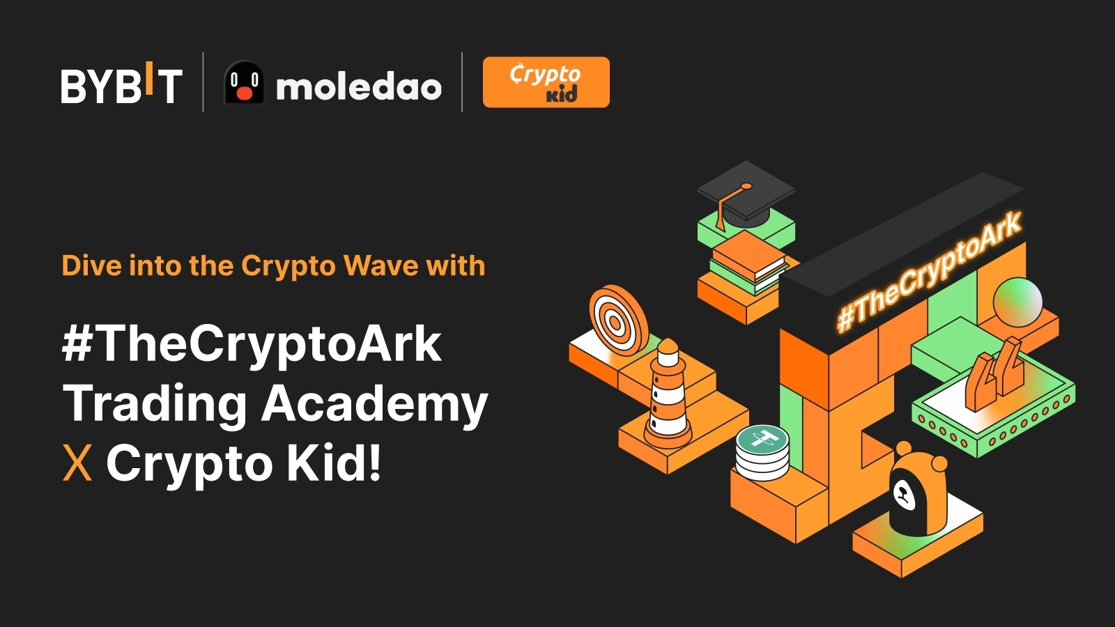 La academia de trading de Bybit #TheCryptoArk y Crypto Kid | Bybit Learn