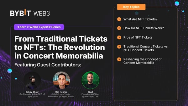 From Traditional Tickets to NFTs: The Revolution in Concert Memorabilia ...