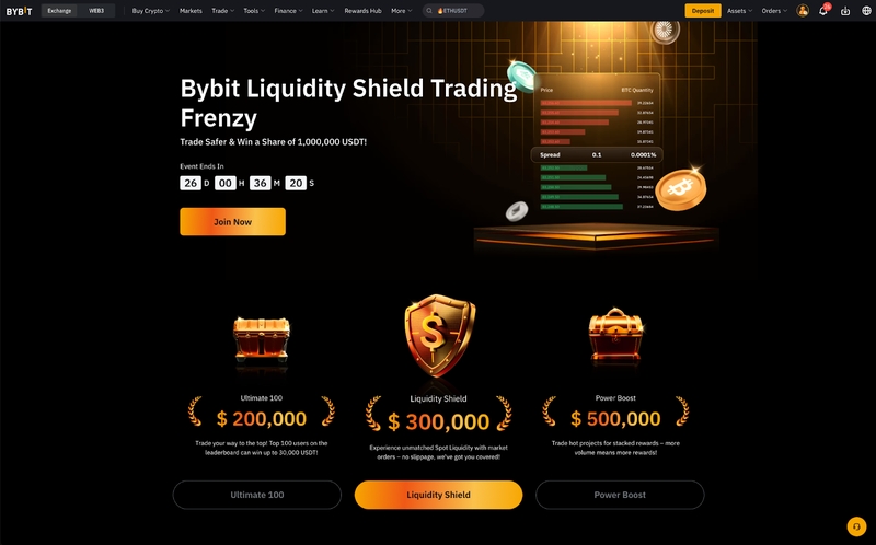 Bybit Liquidity Shield Trading Frenzy: Where slippage subsidies meet peak liquidity | Bybit Learn