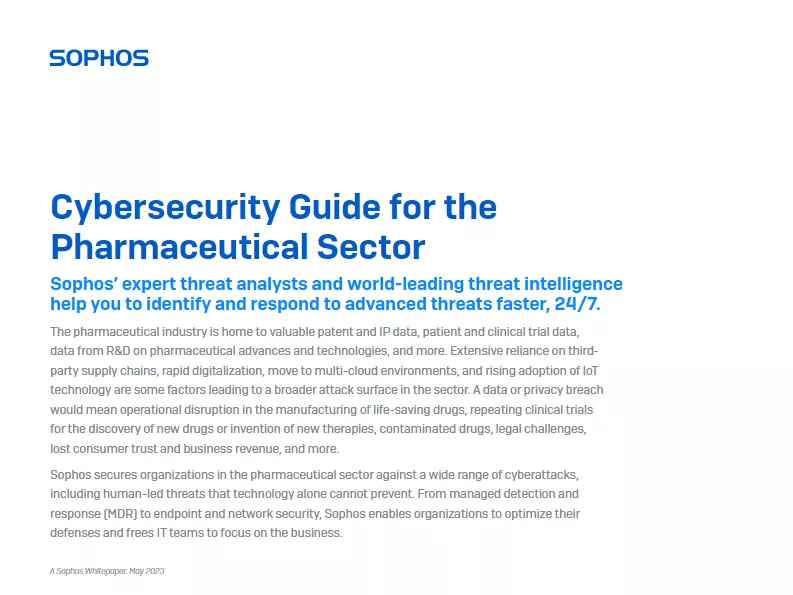 Strengthening Cybersecurity in the Pharmaceutical Industry