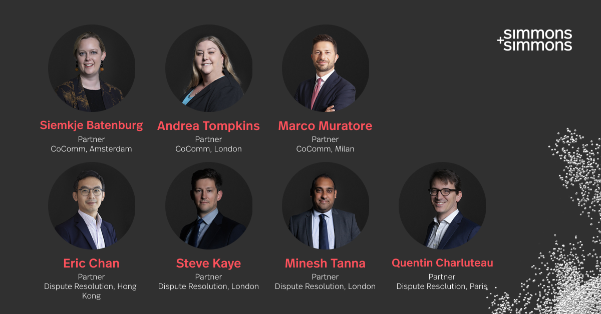 Simmons & Simmons announces partner promotions for 2022 | Simmons & Simmons