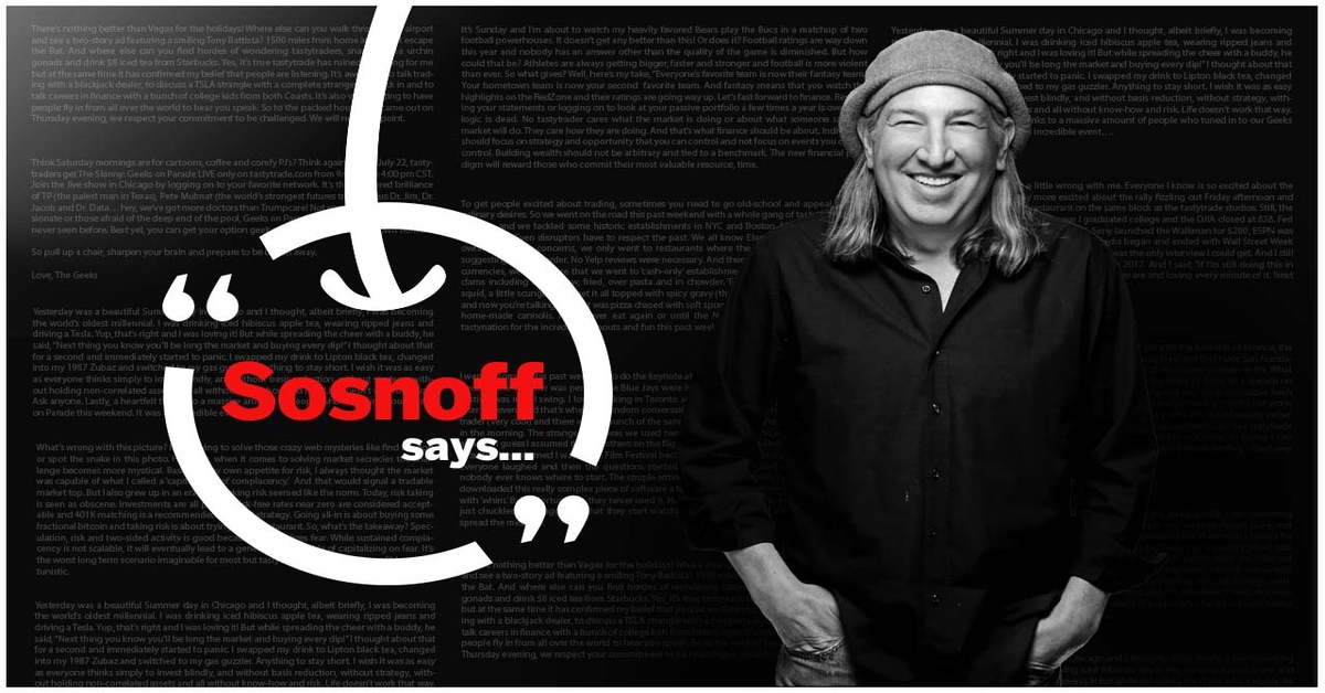 Sosnoff Says | tastylive