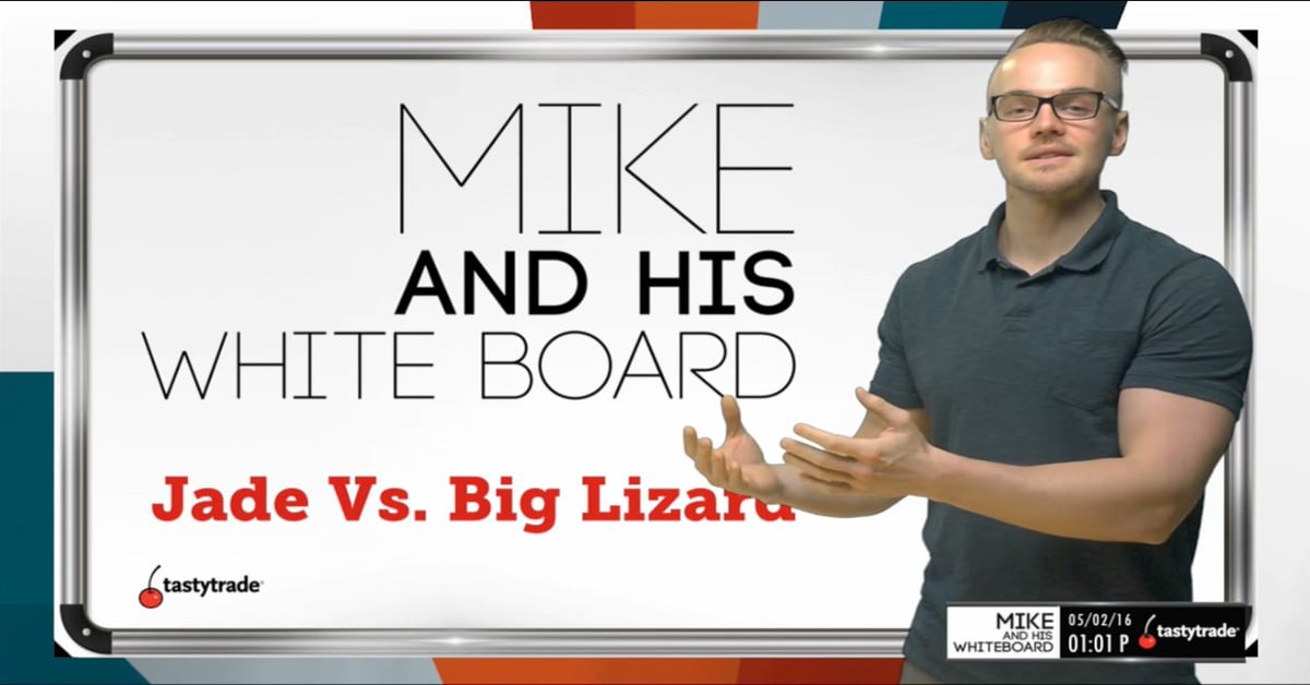 Option Strategies | Jade Vs. Big Lizard - Mike And His Whiteboard ...
