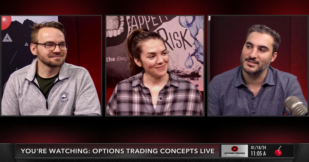 Three Trade Ideas JAN 18th - Options Trading Concepts Live | tastylive