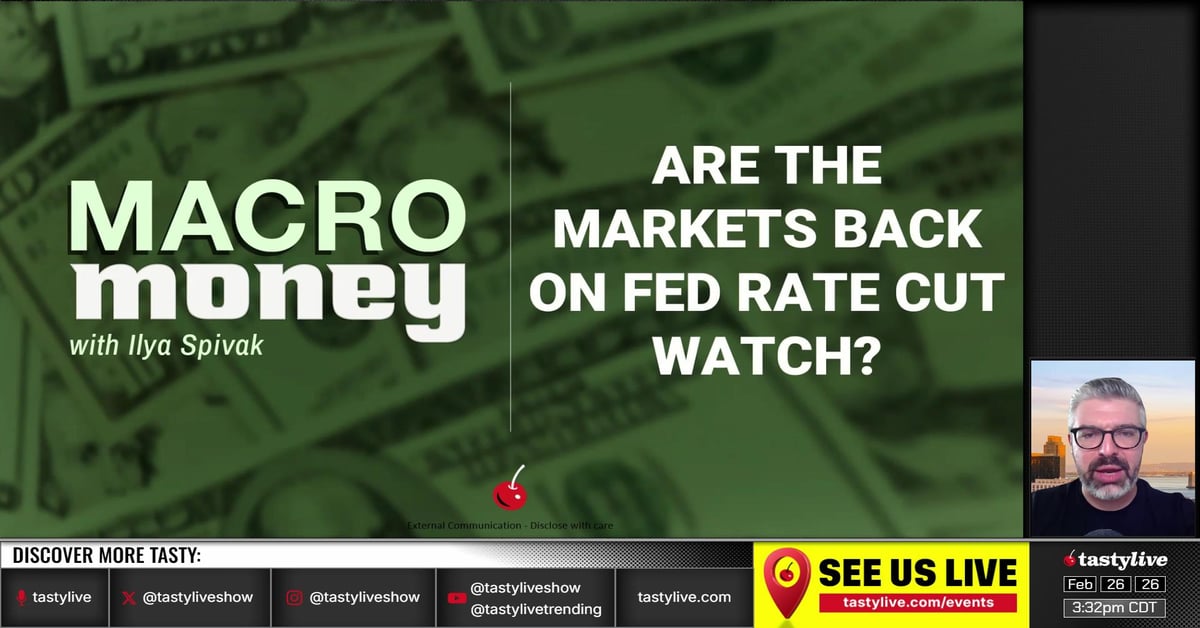 Are Markets Back On FED Rate Cut Watch? - Macro Money | tastylive
