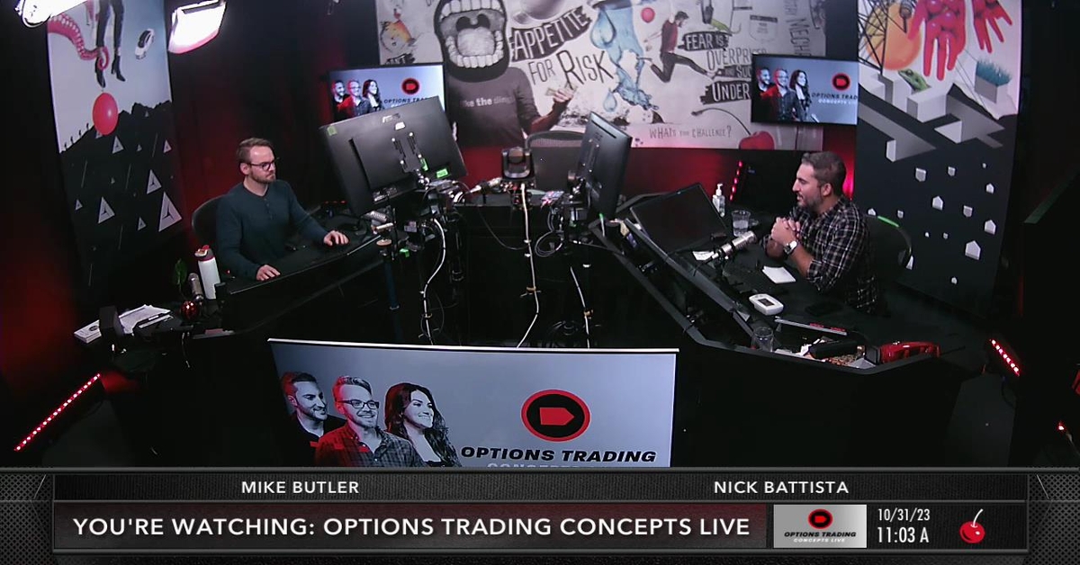 Inversion and Strangle Management - Options Trading Concepts Live ...
