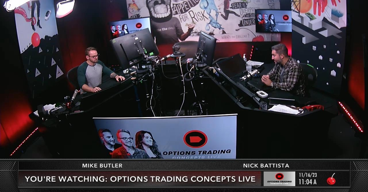 Three Trade Ideas - NOV'16 - Options Trading Concepts Live | tastylive