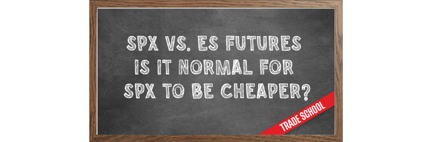 SPX vs ES Futures: Is it Normal for SPX to Be Cheaper? | tastylive