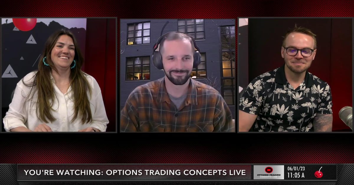 Three Trade Ideas - June 1st - Options Trading Concepts Live | tastylive