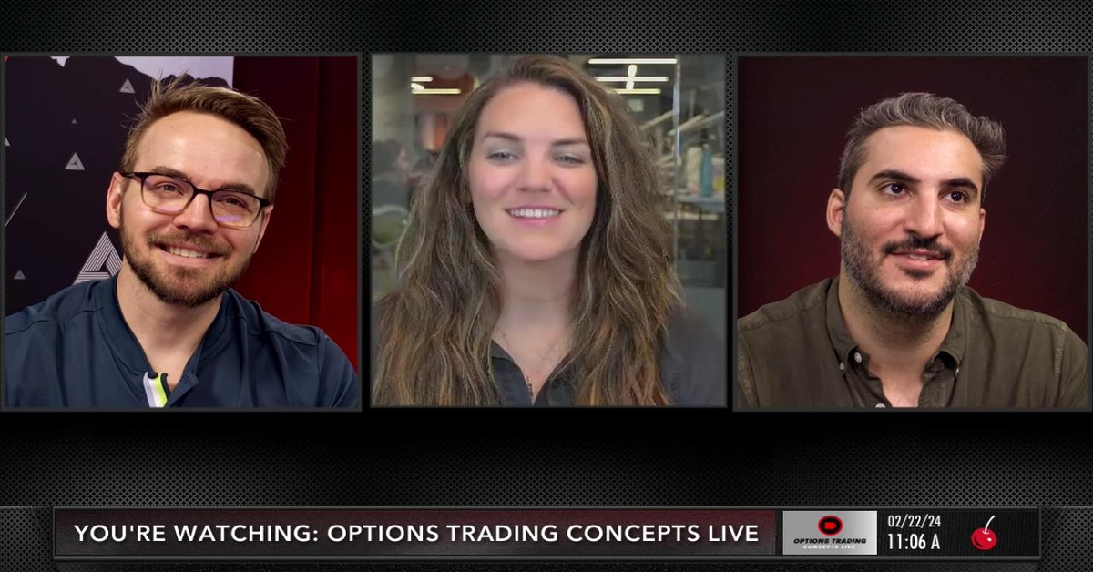 Three Options Trade Ideas - Feb 22nd - Options Trading Concepts Live ...