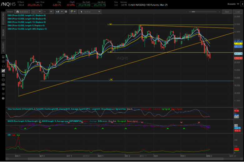 Nasdaq 100 Rebound Falters, Tariffs Dominate Commodity Flows | tastylive