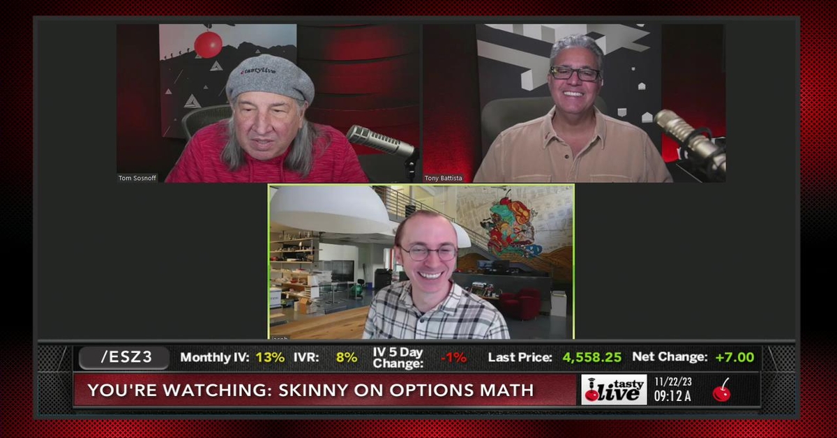 Modern Portfolio Theory - The Skinny On Options Math | tastylive