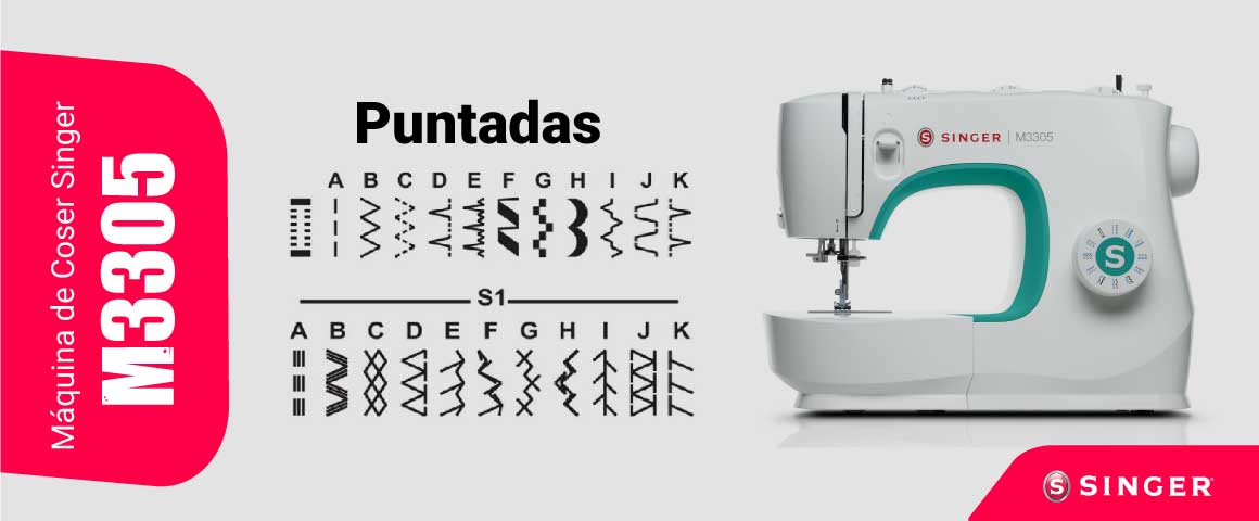 Máquina de Coser Singer M 3305 750Pmm | Tottus Perú