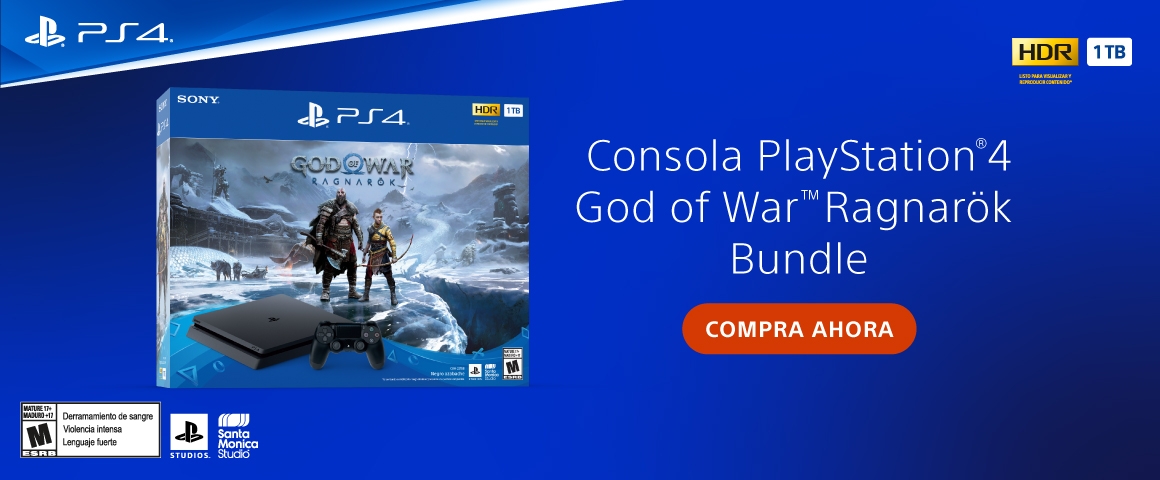 Consola PS4 HW Tb Gow Ragnarok | Tottus Perú